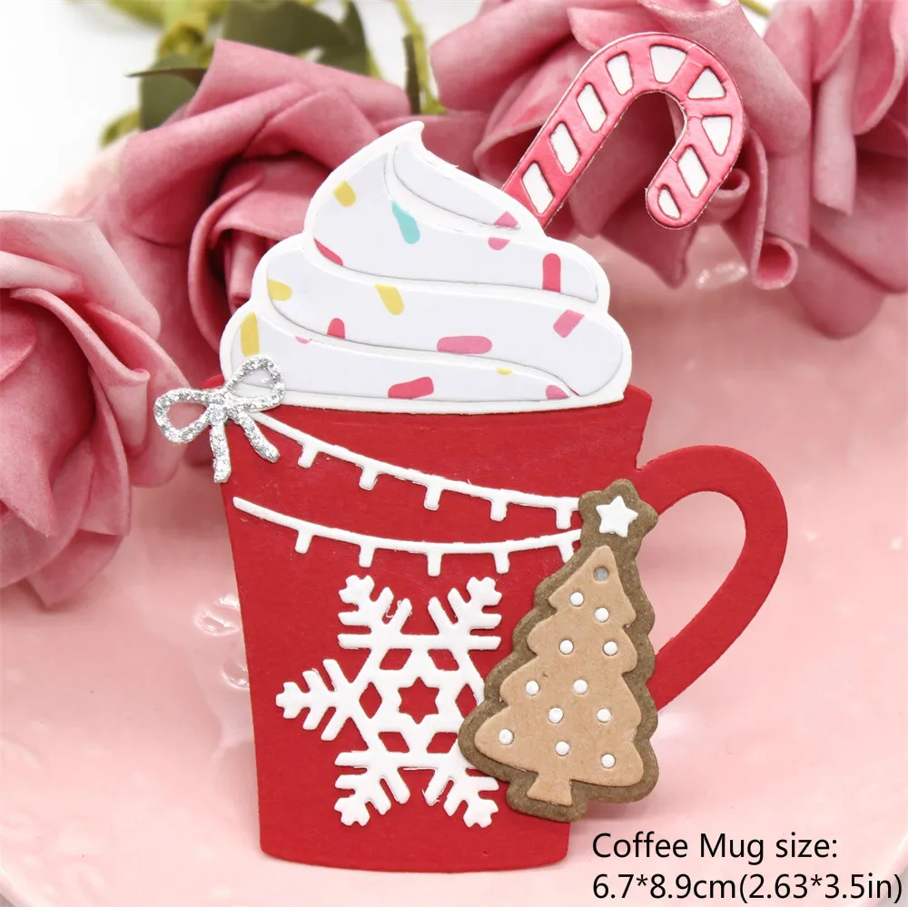 KLJUYP-Coffee-Mug-Metal-Cutting-Dies-Scrapbook-Paper-Craft-Decoration ...