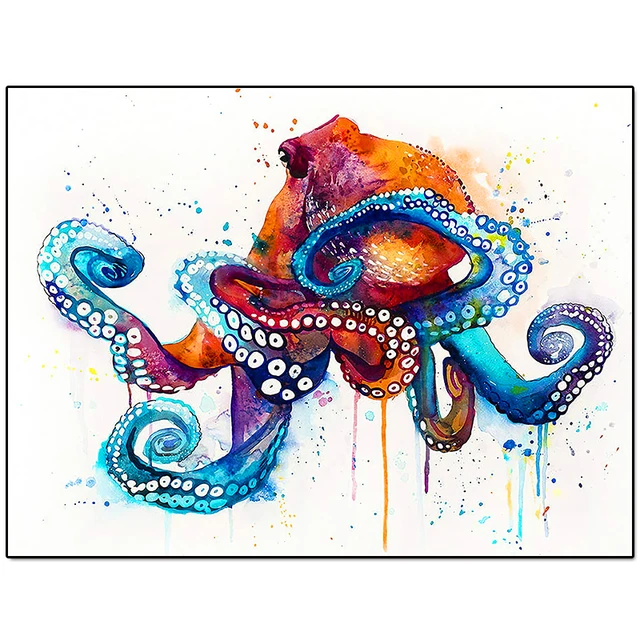 Graffiti Octopus Drawing