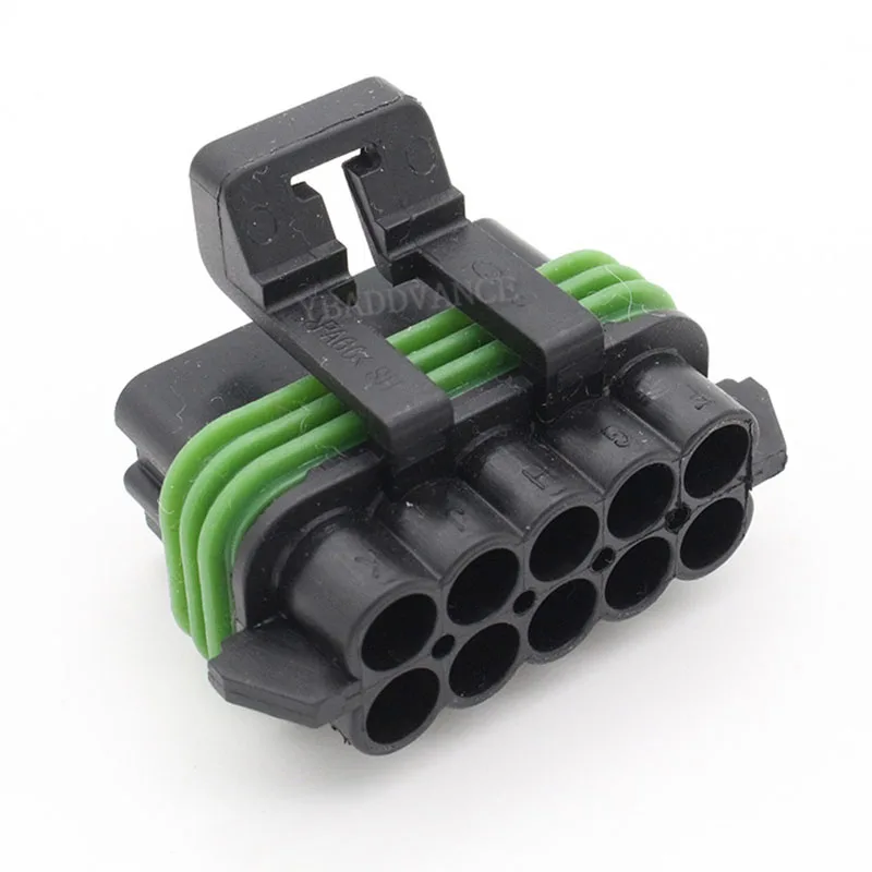 12065425 delphi 10 pinos metri pack 150 pa66 conector fêmea do sensor ...