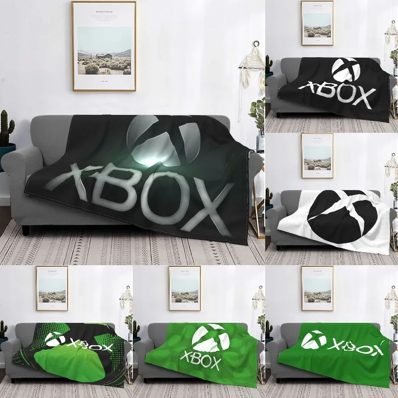 Cool XBox Gamer Gift Blanket Soft Fleece Spring Warm Flannel Video Game ...