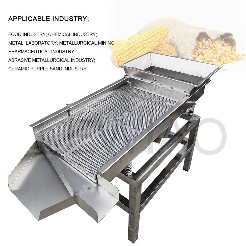 Double Engine Vibrating Sieve Machine 220V Large Granular Material ...