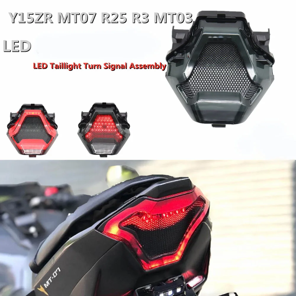 Motorcycle LED Taillight Brake Rear Turn Signal Indicator Lamp Tail ...