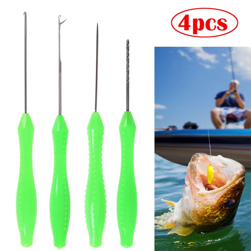 4pcs Carp Fishing Tools Rigging Baiting Needles Threading Bait ...