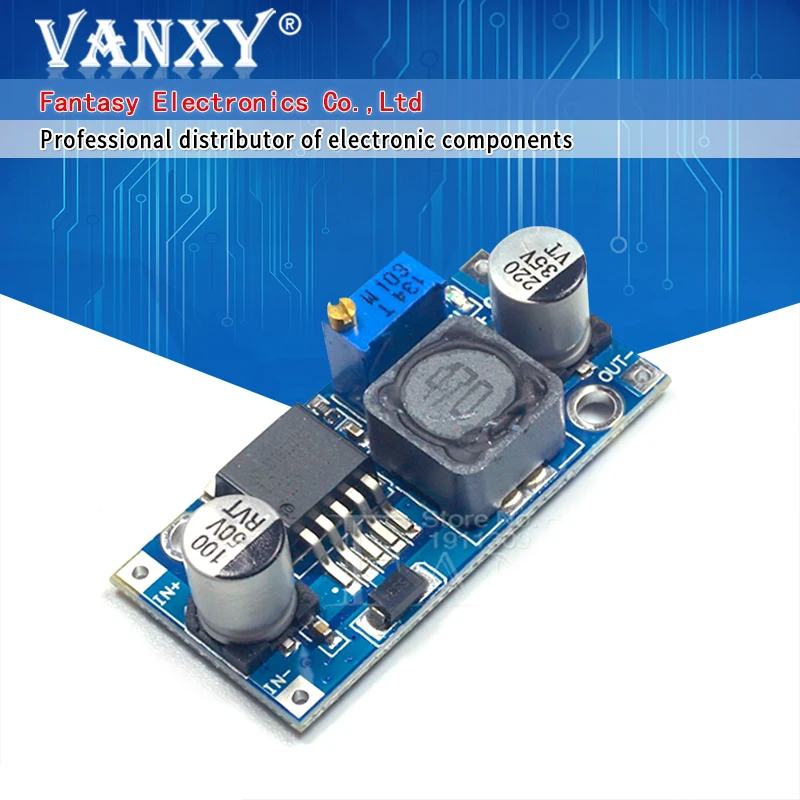 5pcs DC-DC Step Down Converter Module LM2596 DC Adjustable Voltage ...