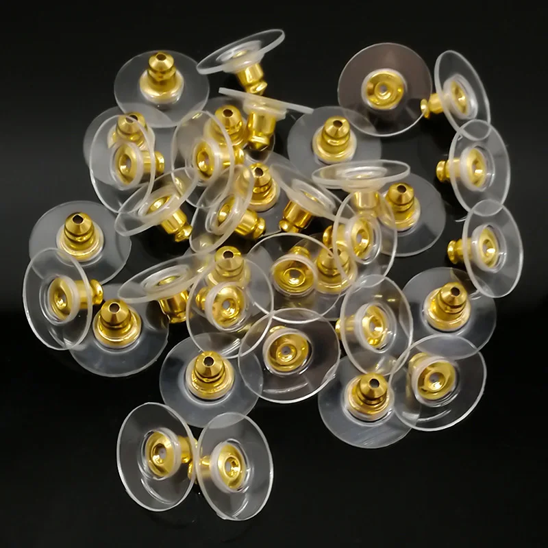 100pcs-lot-Rubber-Earring-Backs-Hooks-Stoppers-Round-Ear-Plug-Blocked ...