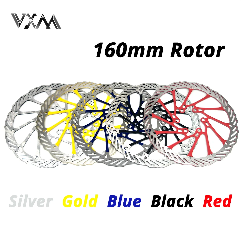 VXM 160mm 6 Bolts Rotor Stainless steel Hydraulic Disc Brake Silver ...