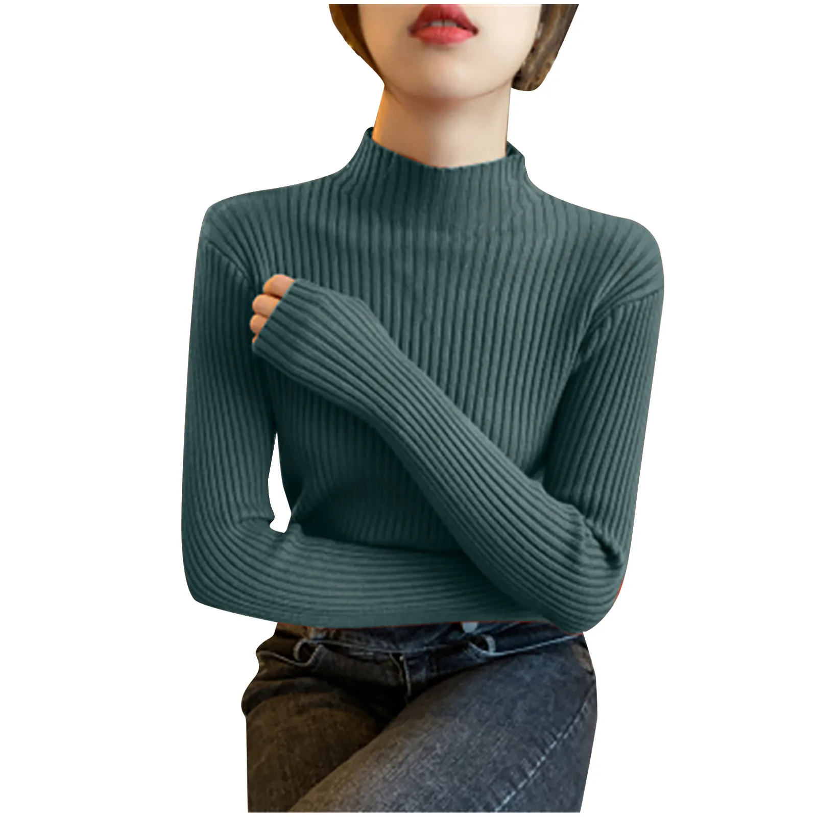 Womens Long Sleeve Drawstring Ruched T shirts Slim Tops Women Autumn ...