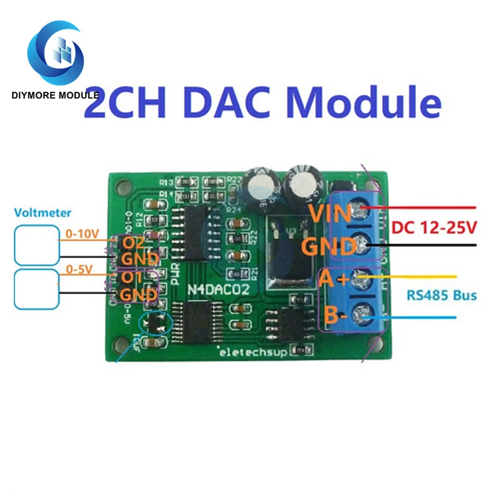 DC-12V-2CH-DAC-Module-0-5V-0-10V-PWM-to-Voltage-Analog-Converter-RS485 ...