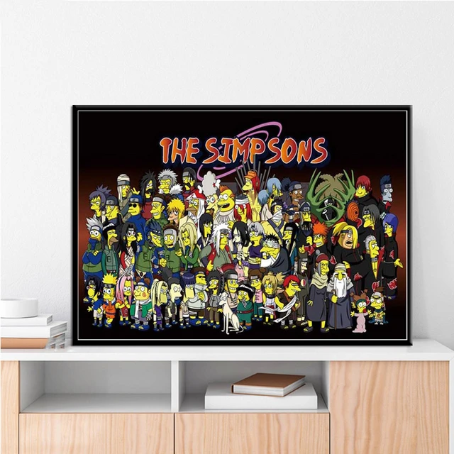 Buy The Simpsons Poster Pop Art Poster Cartoon Poster Art, 50% OFF