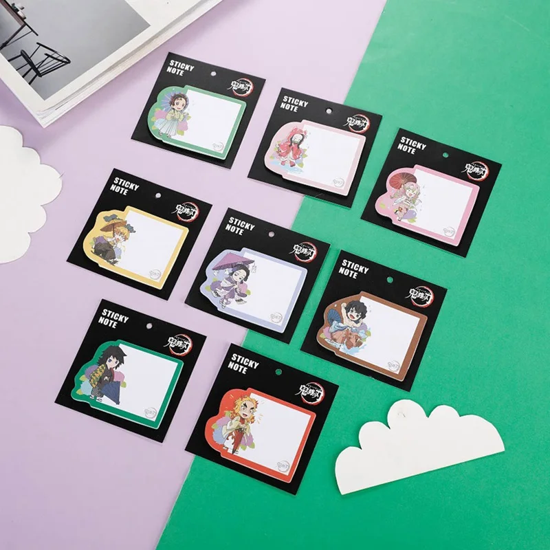 Kawaii Demon Slayer Kimetsu No Yaiba Anime Memo Pad - KawaiiMerch.com