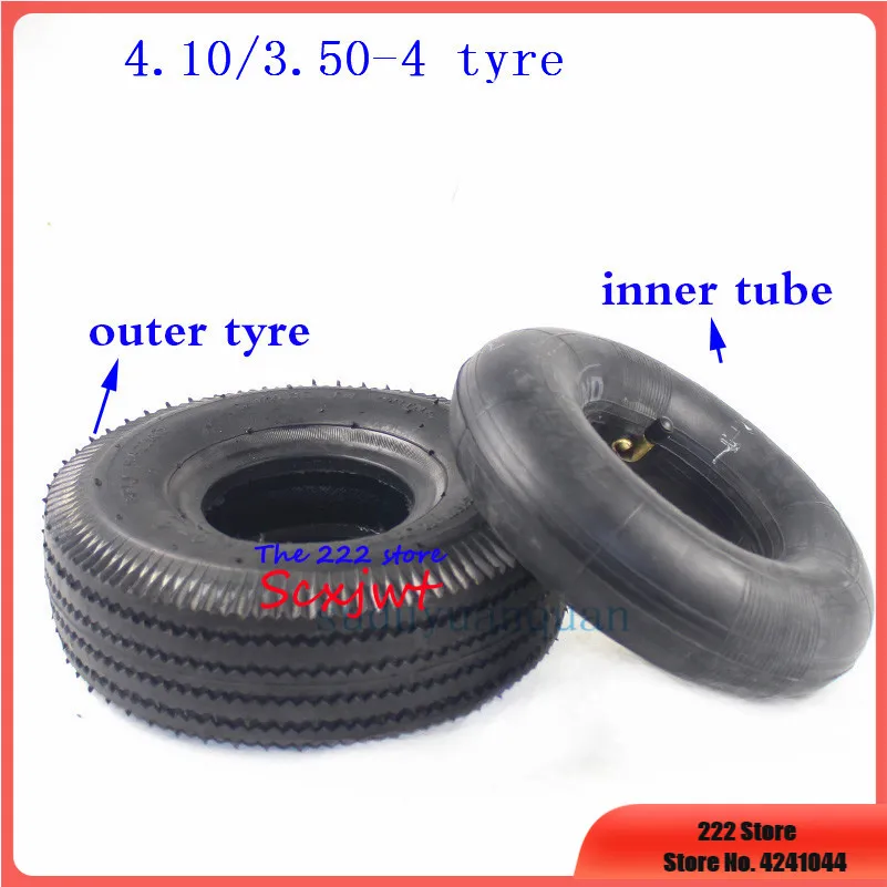10 inch 4.10/3.50-4 tires for Wheelchair Electric Scooter Elderly ...