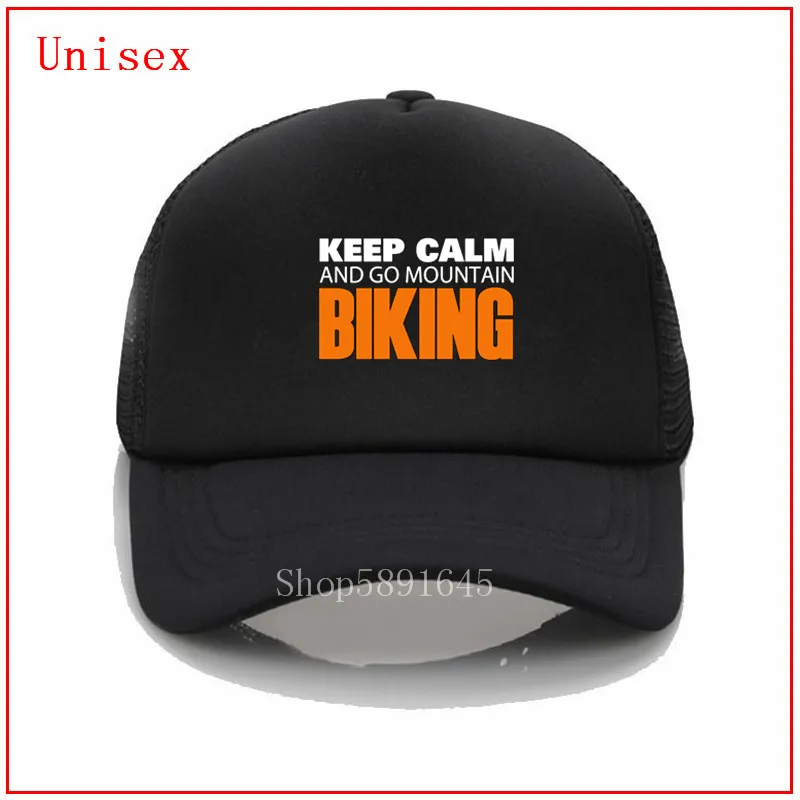 Keep Calm and go Mountain Biking Strava white sun visors for women ...