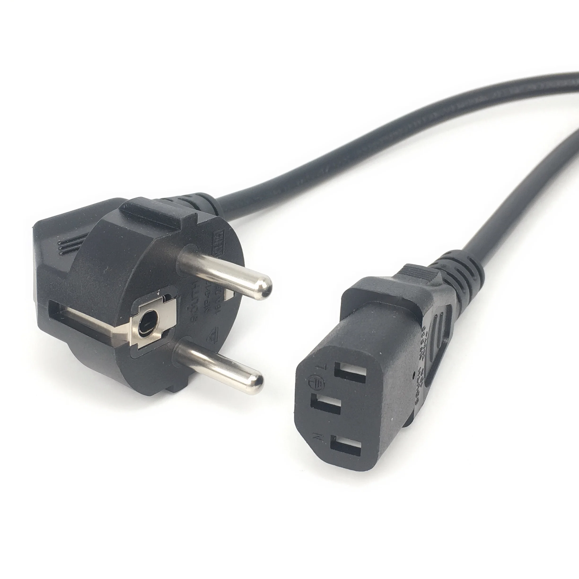 C079 Europe EU plug Germany, France to IEC C13 Power Cord 0.2M /0.5M ...