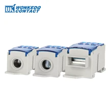 Distribution Box One In Several Out Power Wire Electrical Connector Junction Din Rail Terminal ...