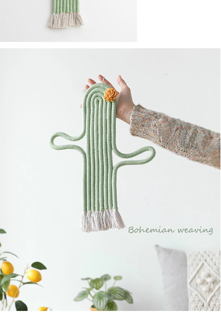 Cactus Macrame Wall Hanging | Macrame-design.com