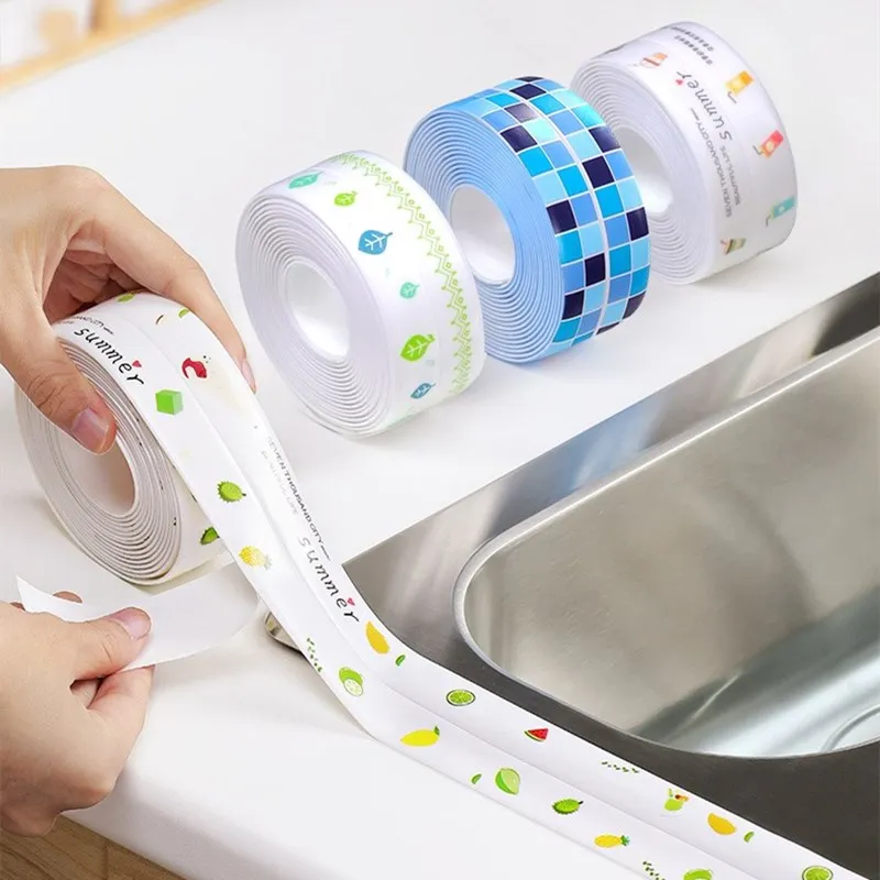 Kitchen Sink Waterproof Sticker Anti-mold Waterproof Tape Bathroom ...