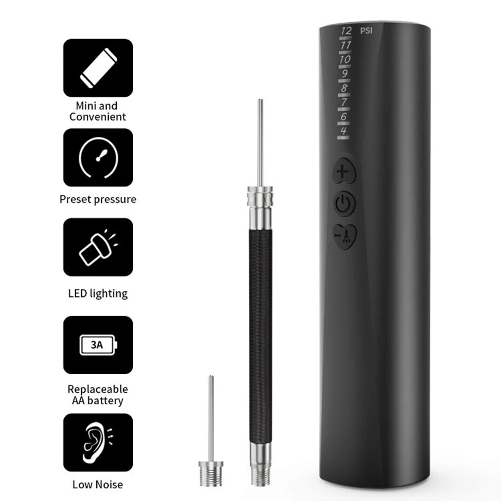 Портативный Электрический насос перезаряжаемый велосипедный насос ...