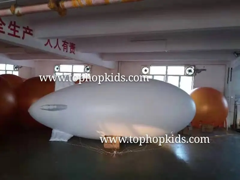 Inflatable Airship Blimp Zeppelin With Golden Tail/ Transparent / Clear ...