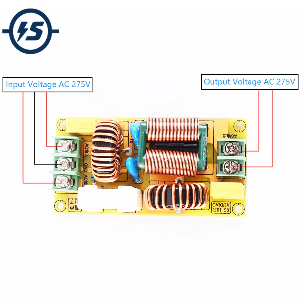 EMI Electromagnetic Interference Filter Module AC 25A Power Filter Anti ...