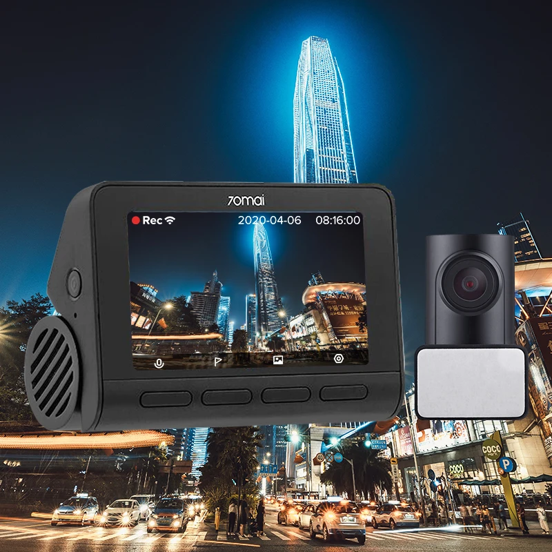 70mai-4K-Dash-Cam-A800S-Built-in-GPS-ADAS-140-FOV-70mai-Camera-Car-DVR ...
