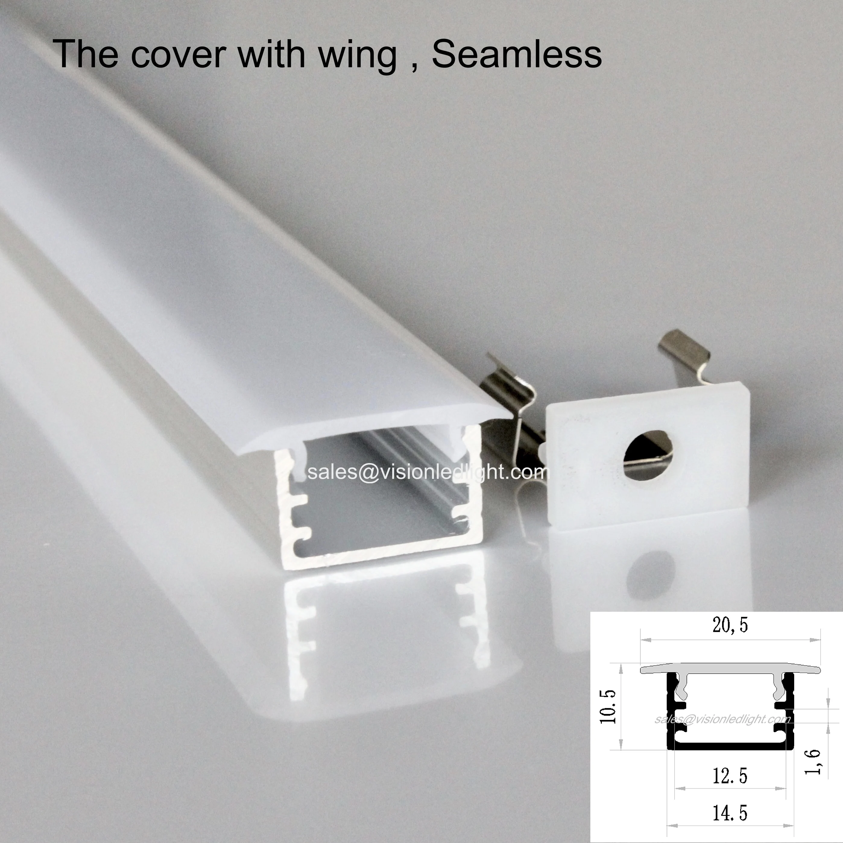 Aluminum Profile Wardrobe Hanging Clothes Tube Closet Rod Under Cabinet ...