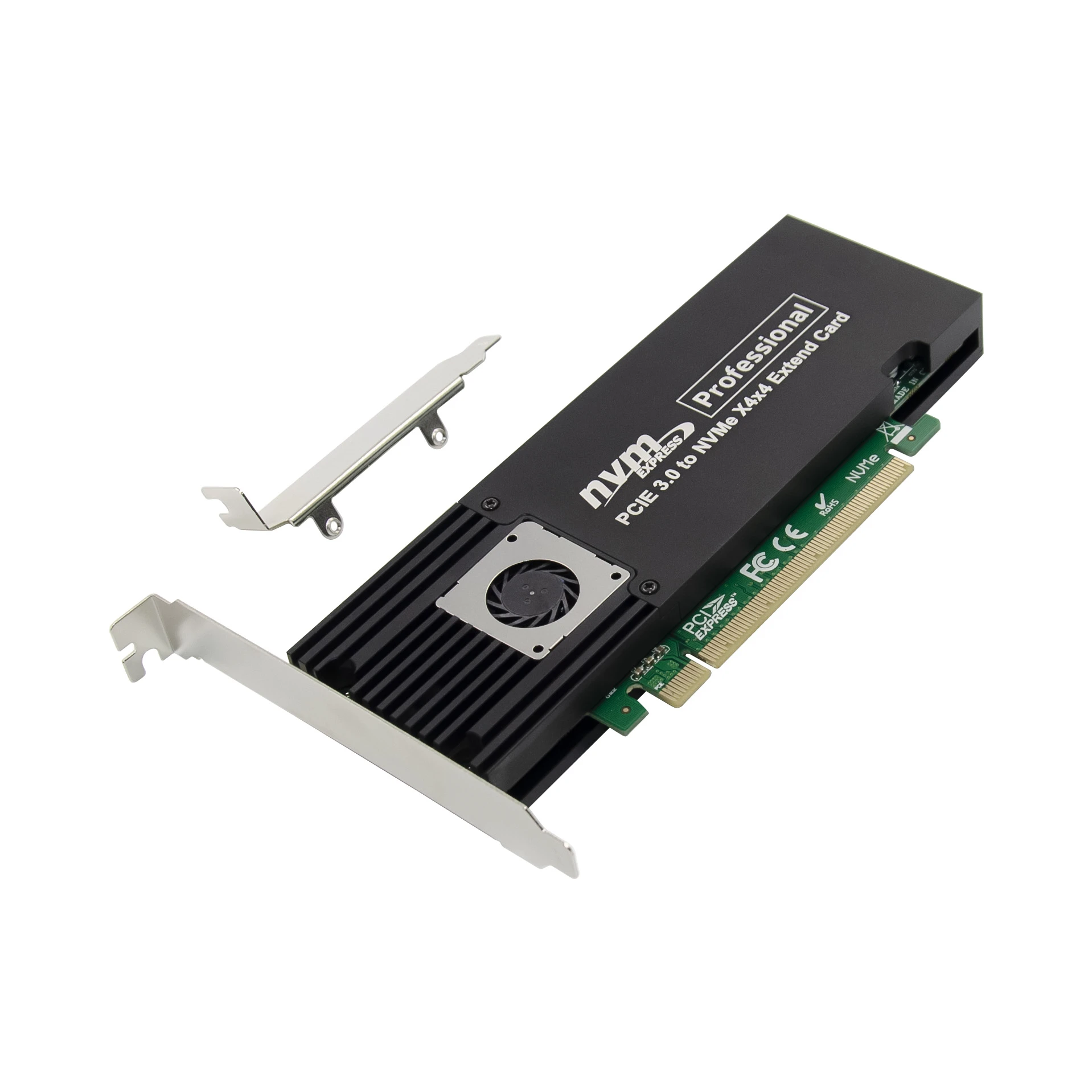 Pcie X16 Asm2824 To 4 Port M.2 Nvme Ssd Adapter Expansion Card Quad ...