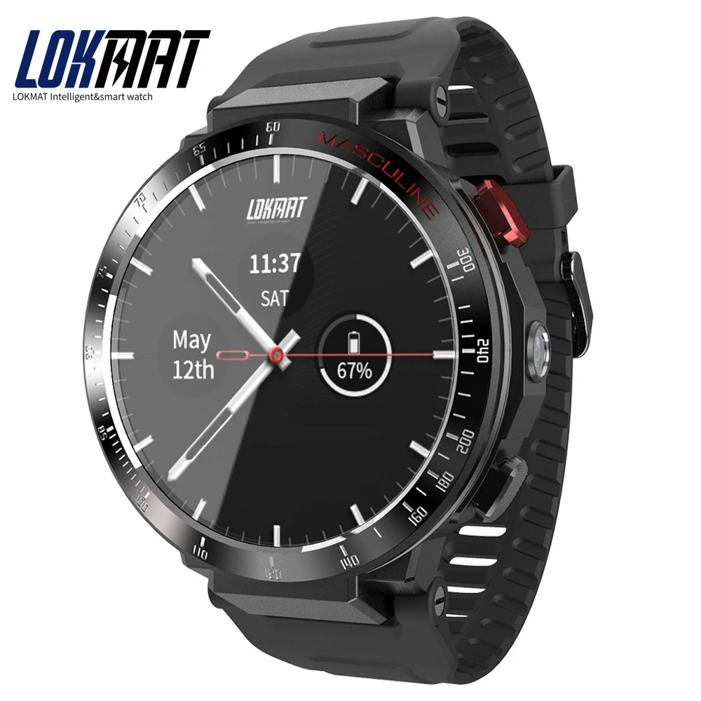 LOKMAT APPLLP Android Smart Watch Phone 4G Network Wifi 1.6 Inch Full ...