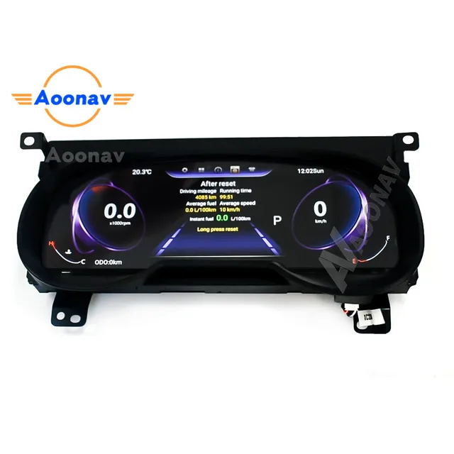 Android 9 Car LCD Meter instrument dashboard screen GPS Navigation For ...
