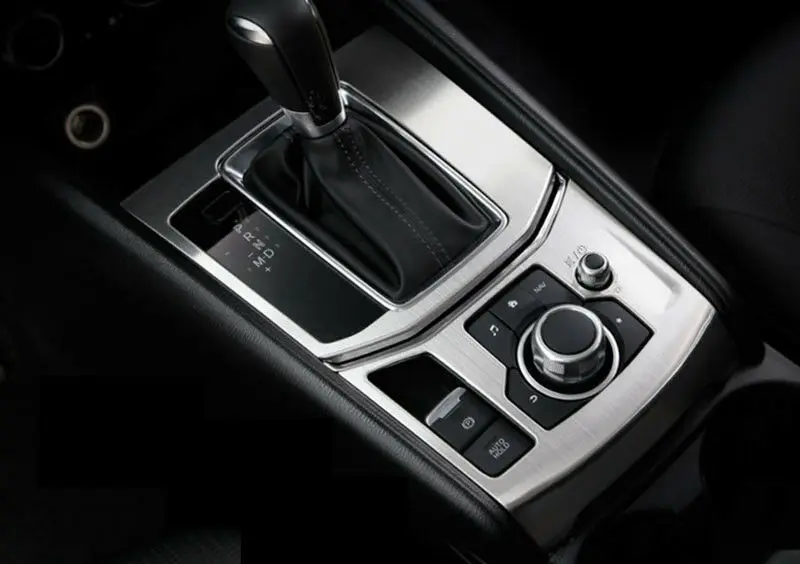 Stainless Steel Inner Gear Shift Frame Panel Trim Cover 17 18|Interior ...