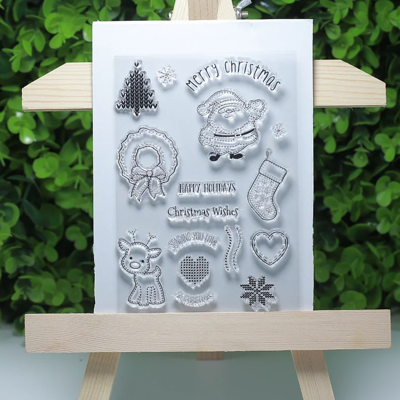 To Love Christmas Fun Transparent Clear Stamp For Scrapbooking/card ...