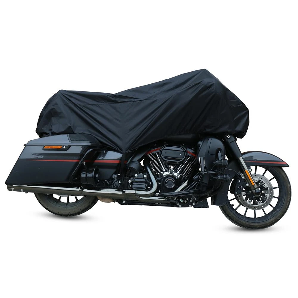210t Half Motorcycle Cover Waterproof Outdoor Dustproof Rain Dust Anti ...