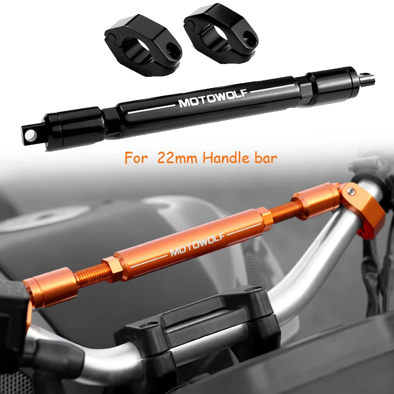 New 7/8" Handlebars Crossbar Bar 22mm Handlebar With Compass Motocross ...
