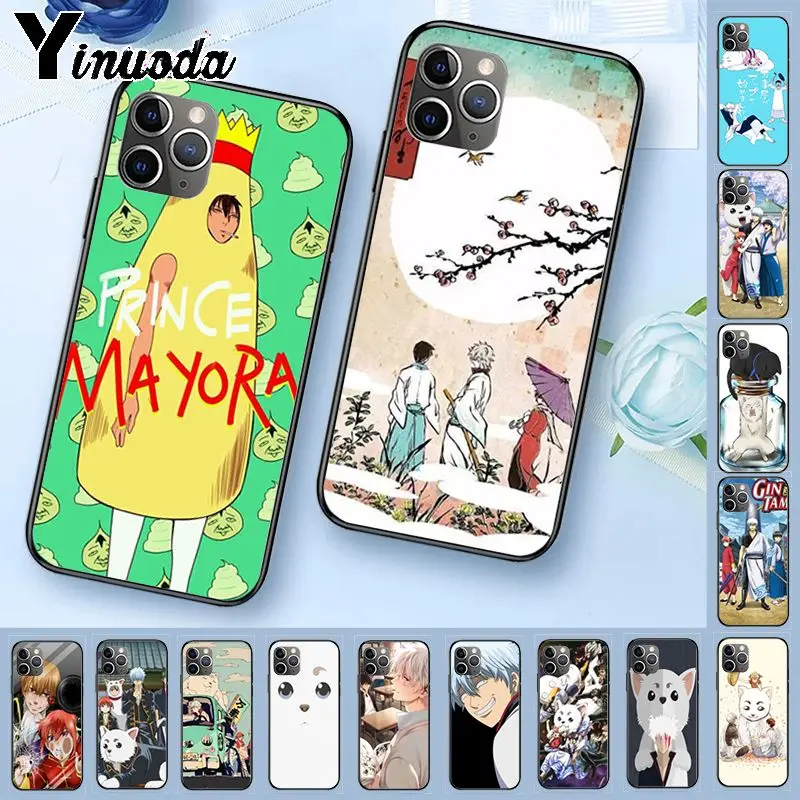 Yinuoda гинтама аминовый Защитный Мягкий ТПУ чехол для телефона для iPhone 7plus 6S 7 8 8Plus Xs ...