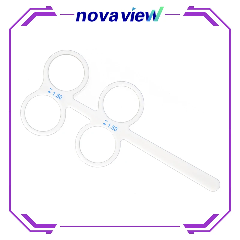 Good quality 4 Lens Plastic Optical Flipper Ophthalmic Holder eye ...