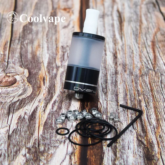 Wolf Coolvape Dvarw MTL RTA 5ml 316 stainless steel 22mm Rebuildable e ...