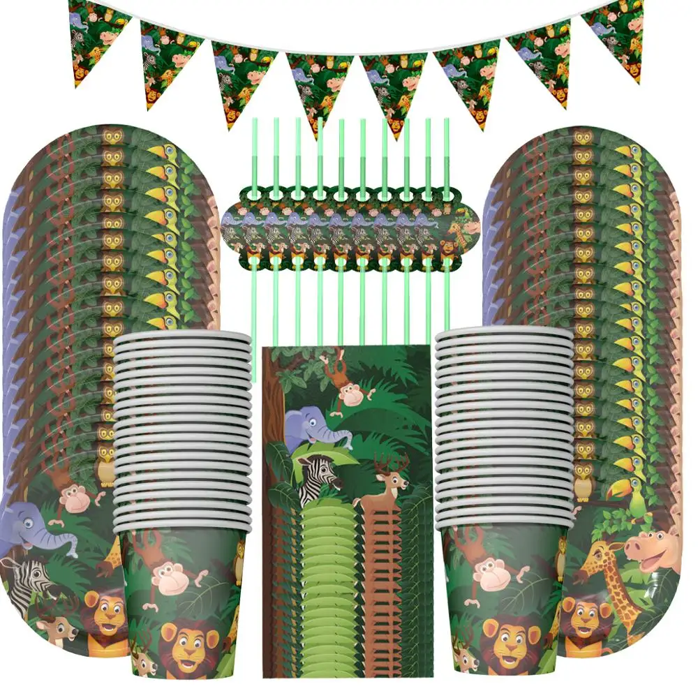 Lou-a-Animal-Selva-Para-Crian-as-Decora-o-De-Festa-De-Anivers-rio-Do ...