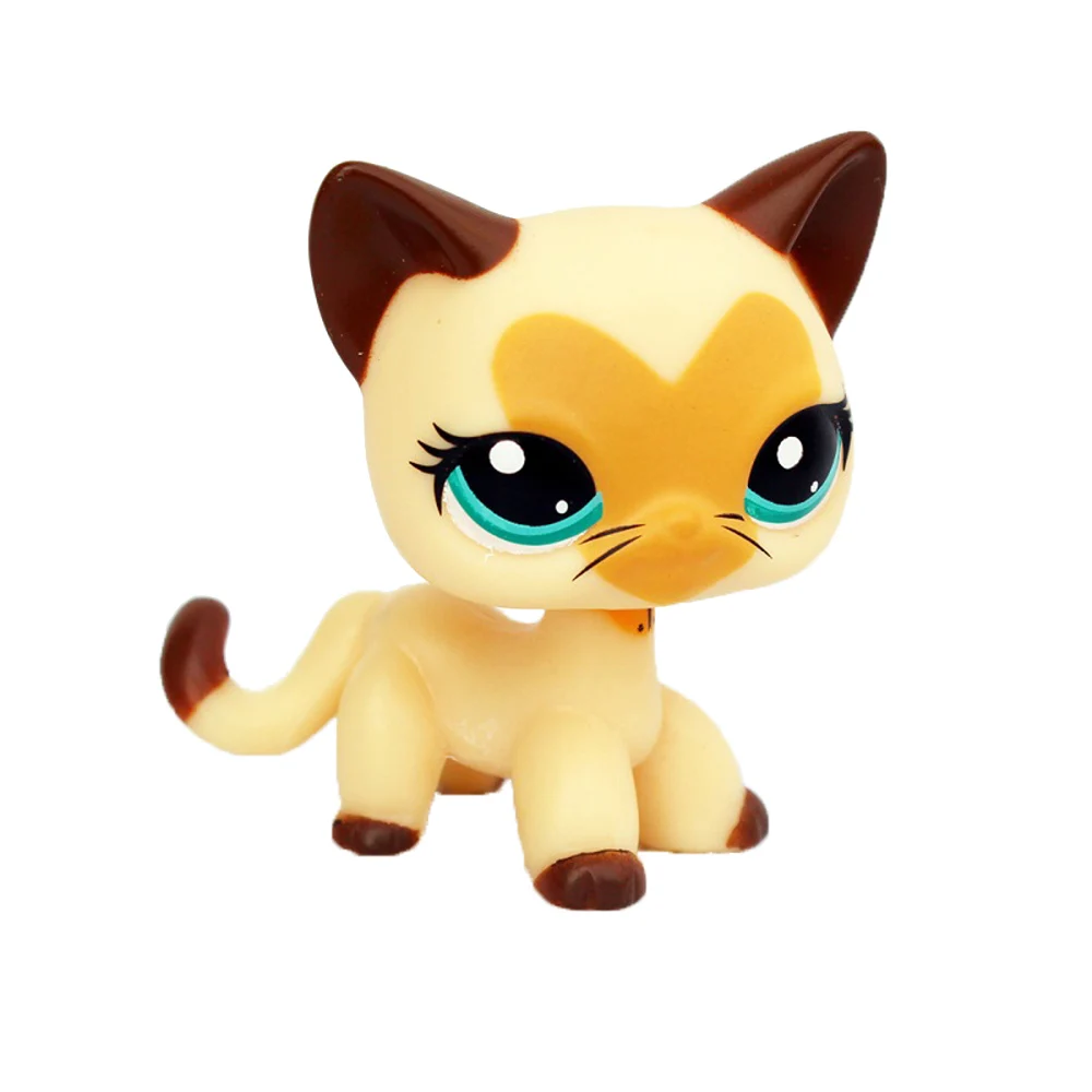 LPS-CAT-Rare-Littlest-pet-shop-Bobble-head-toys-3573-yellow-short-hair ...