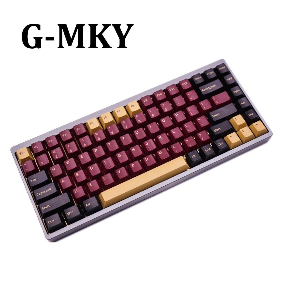 G-mky Red Samurai 173 Keys Cherry Profile Keycap Double Shot Thick Pbt ...
