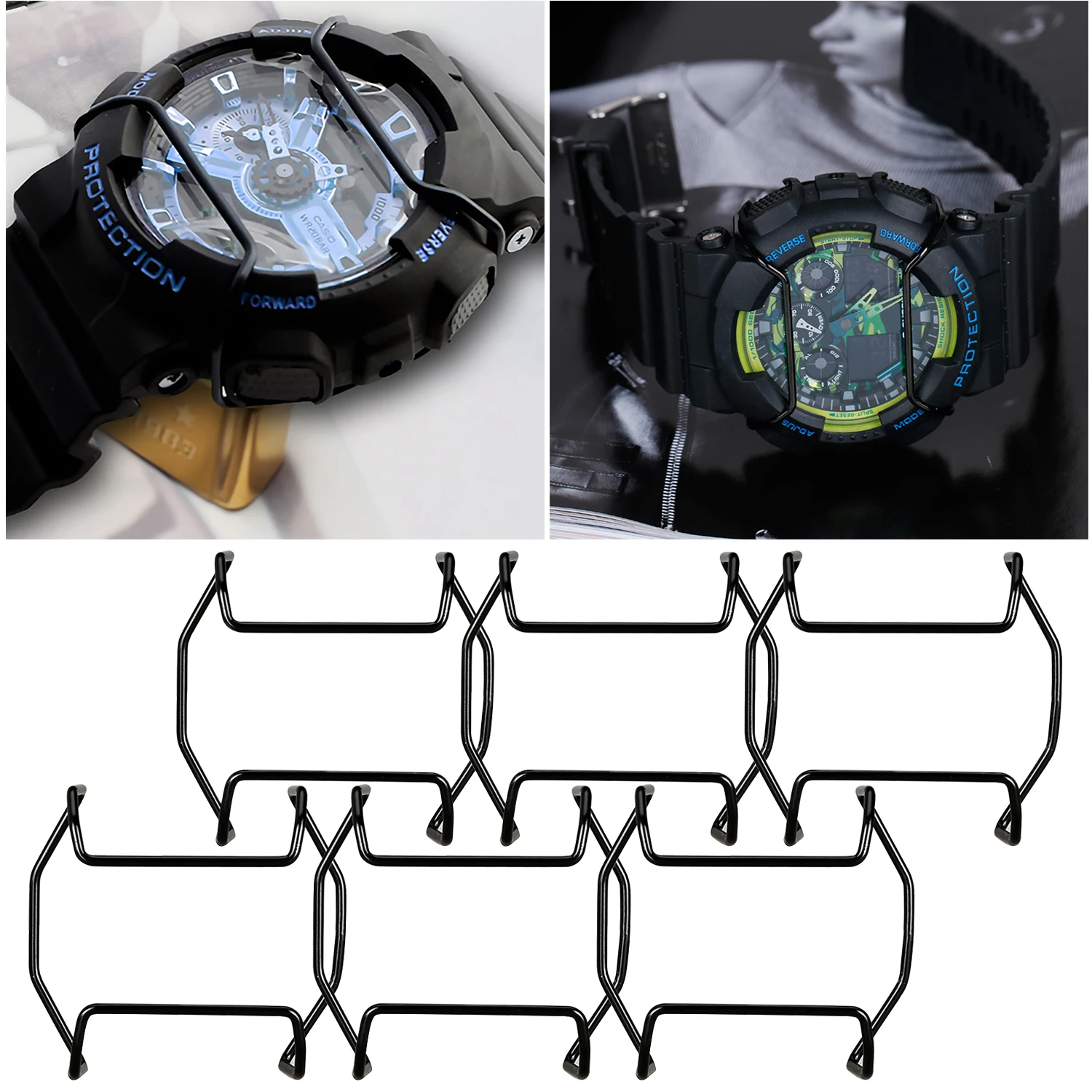 Gosear Protective Guard Bumper for Casio G-Shock 5600 5610 6900 GA100 ...