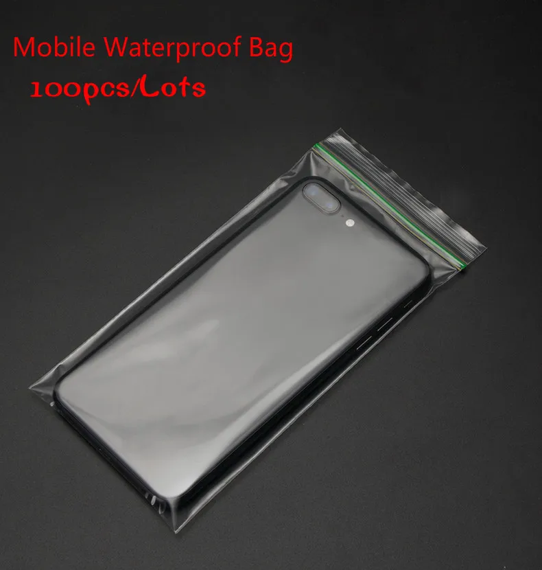 100pcs/Lot Packaging Disposable Dustproof Mobile Phone Ziplock Bag ...