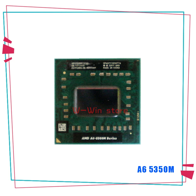 AMD A6 Series A6 5350M A6 5350M 2.9 GHz Dual Core Dual ด้าย CPU ...