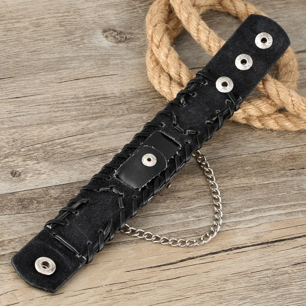 Часы с черепом, панк браслет, кварцевые часы, цепочка для наручных ...