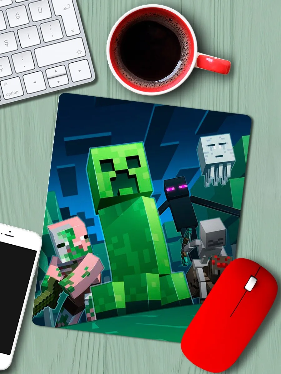 Alfombrilla de ratón con estampado de juego Minecraft, alfombrilla de ...