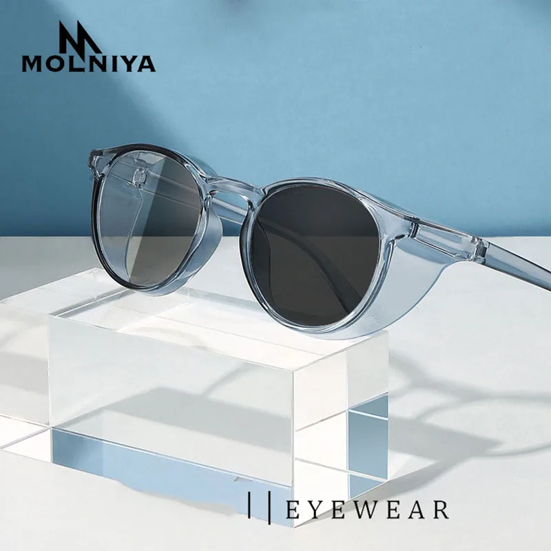 New Photochromic Goggle Sunglasses One Piece Women Sunglasses Gradient ...