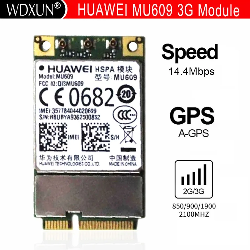 Hot Sales Huawei Mu609 Wcdma Mini Pcie Hspa+/umts Quad-band 850/900 ...