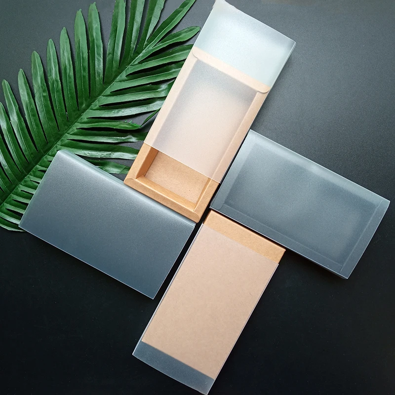 10pcs With Transparent PVC Window Gift Box Christmas Wedding Birthday ...