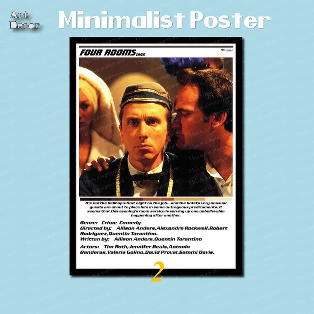 Four Rooms Movie Poster