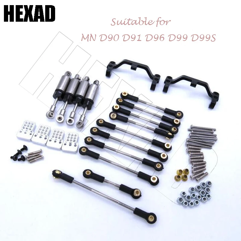 메탈 타이 로드 베이스 충격 흡수 장치, MN D90 D91 D96 D99 D99S RC 카 업그레이드|부품 & 액세서리 ...