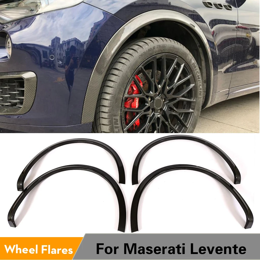 Carbon Fiber Wheel Arch For Maserati Levante 2017 2018 Base Sport S ...