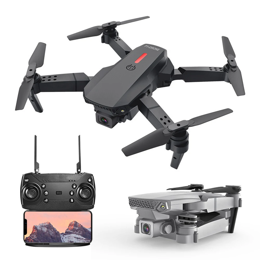 2022 E88 Pro Rc Drone Mini Wifi Wide Angle Hd 4k 1080p Dual Camera ...